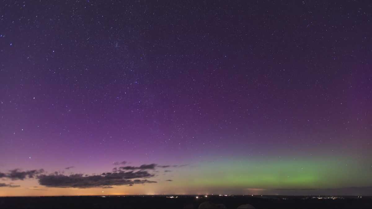 Northern Lights light up Nantucket sky
