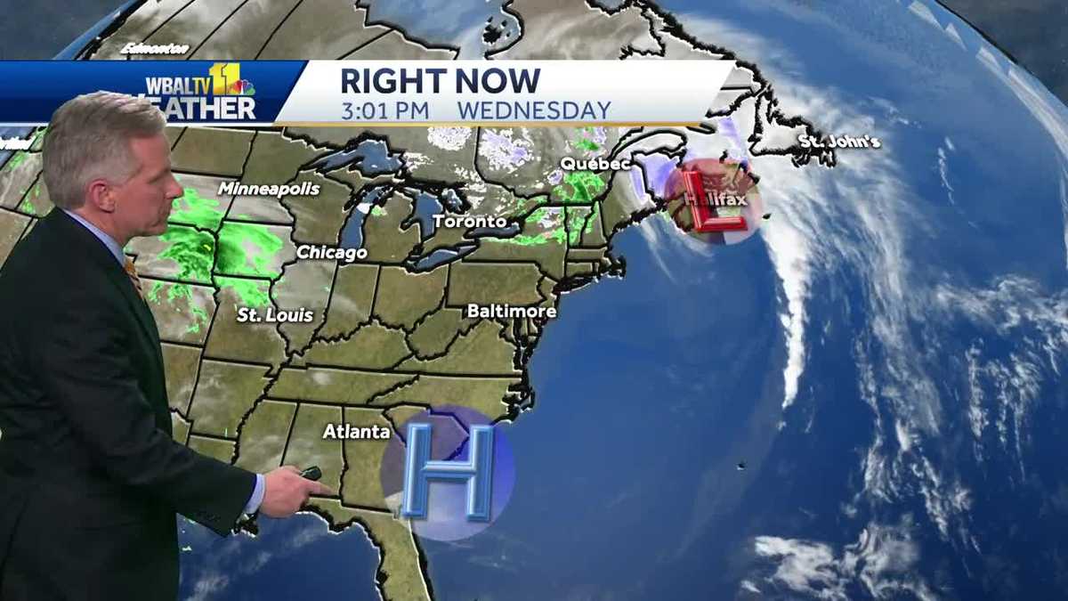 Evening showers coming Thursday