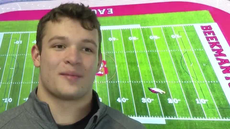 Beekmantown's Nathan Parliament nominated for award from NY Giants