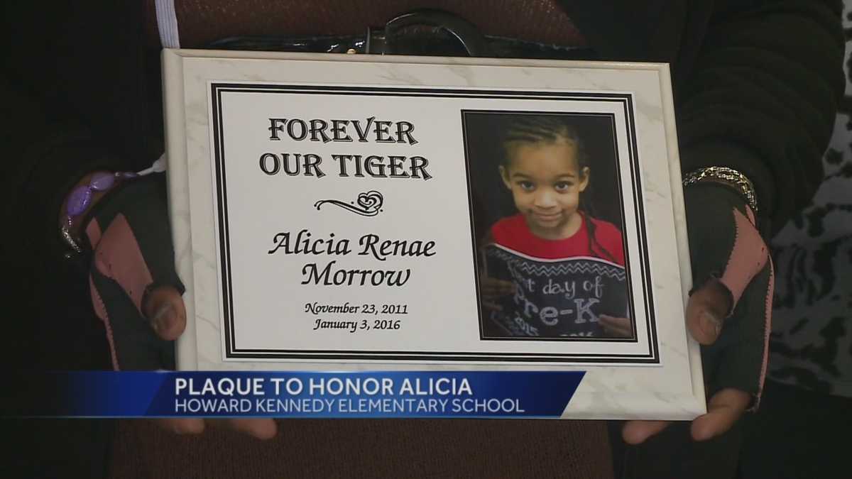 Plaque honors Alicia Morrow
