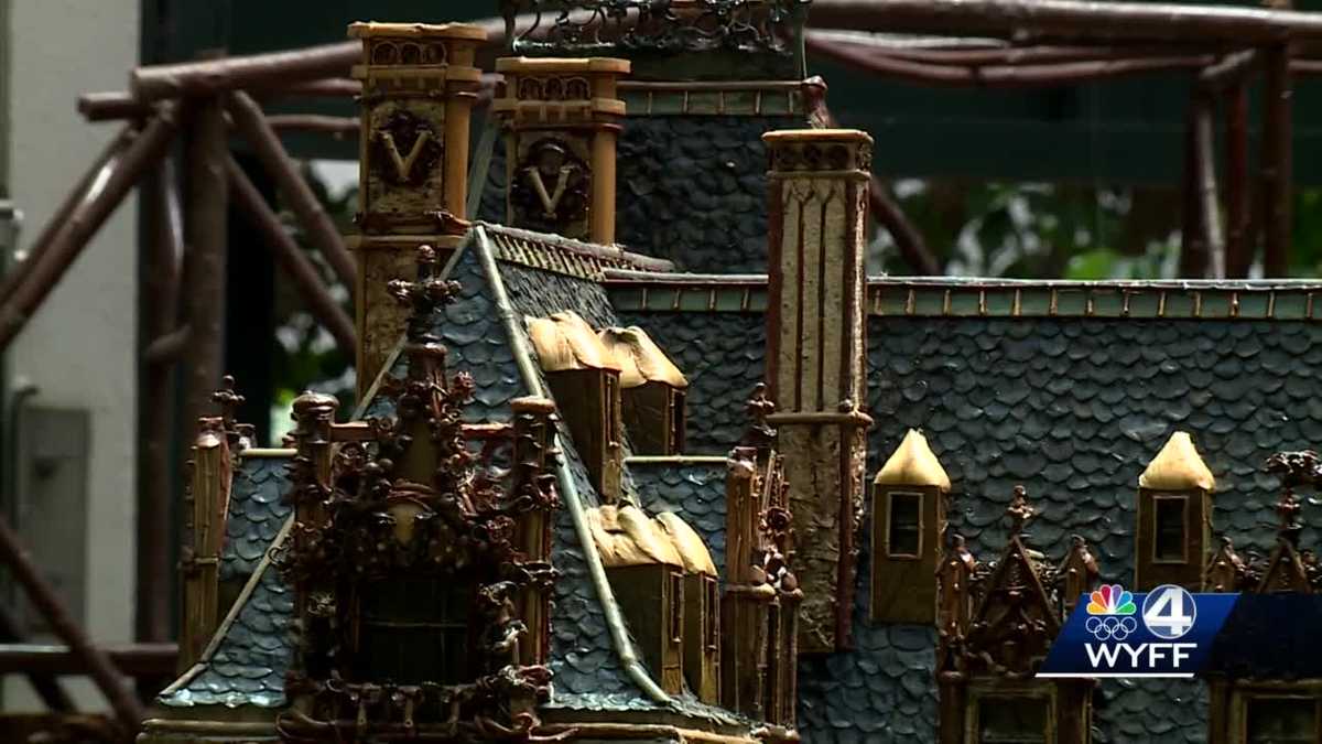 A miniature Biltmore Estate and model train can be found within the ...