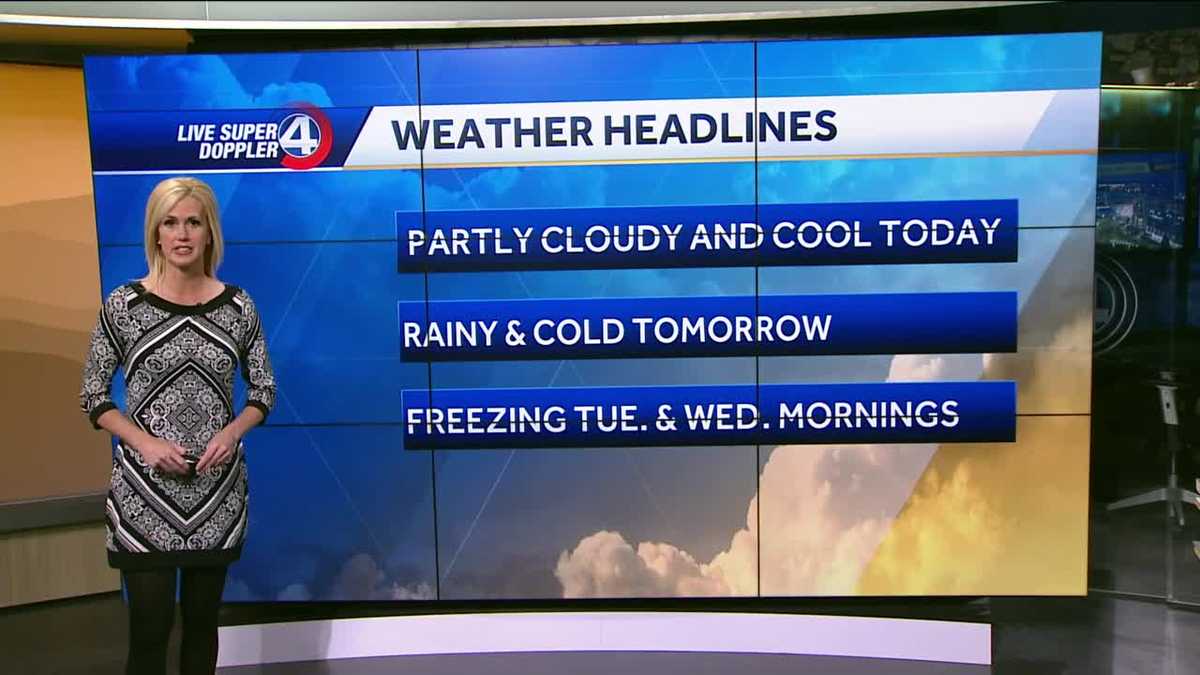 Videocast: Rain tomorrow