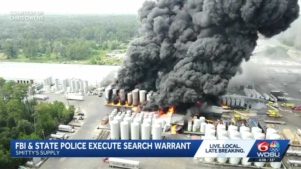 FBI and state police search Smitty's Supply plant in Roseland