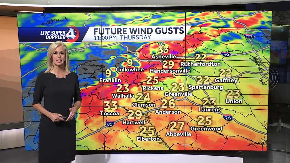 Storms possible today in SC ahead of Helen