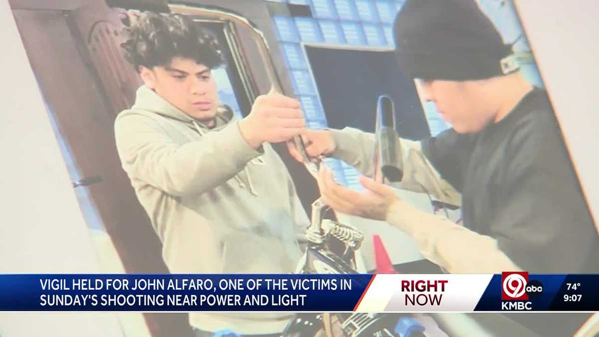 Vigil honors John Alfaro, teen killed in mass shooting near Power & Light