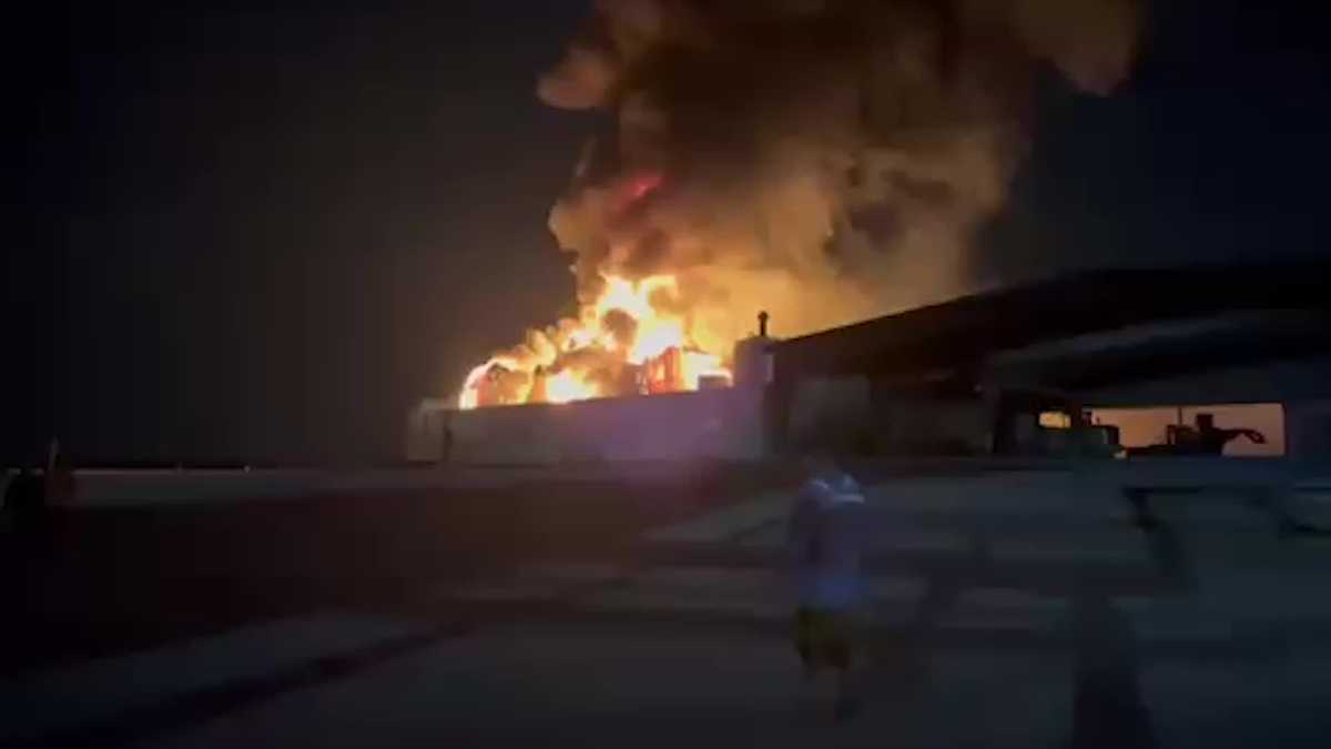 Intense video shows fire from explosion at Brierfield industrial site ...