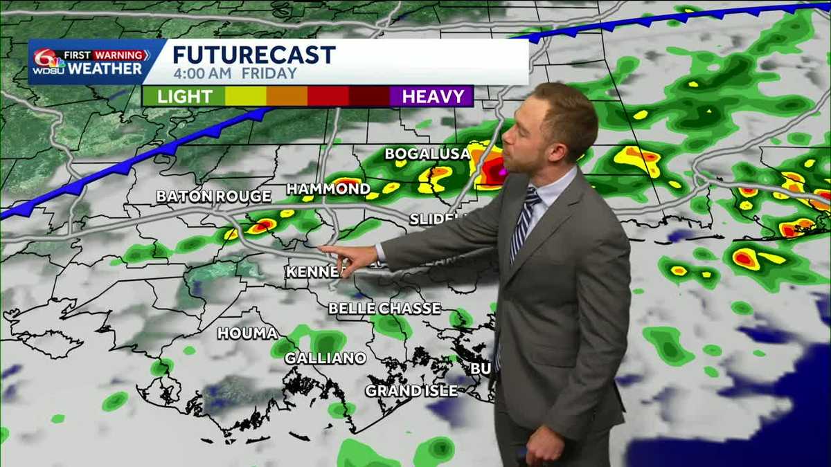 Scattered rain today into Friday morning ahead of a lovely weekend!