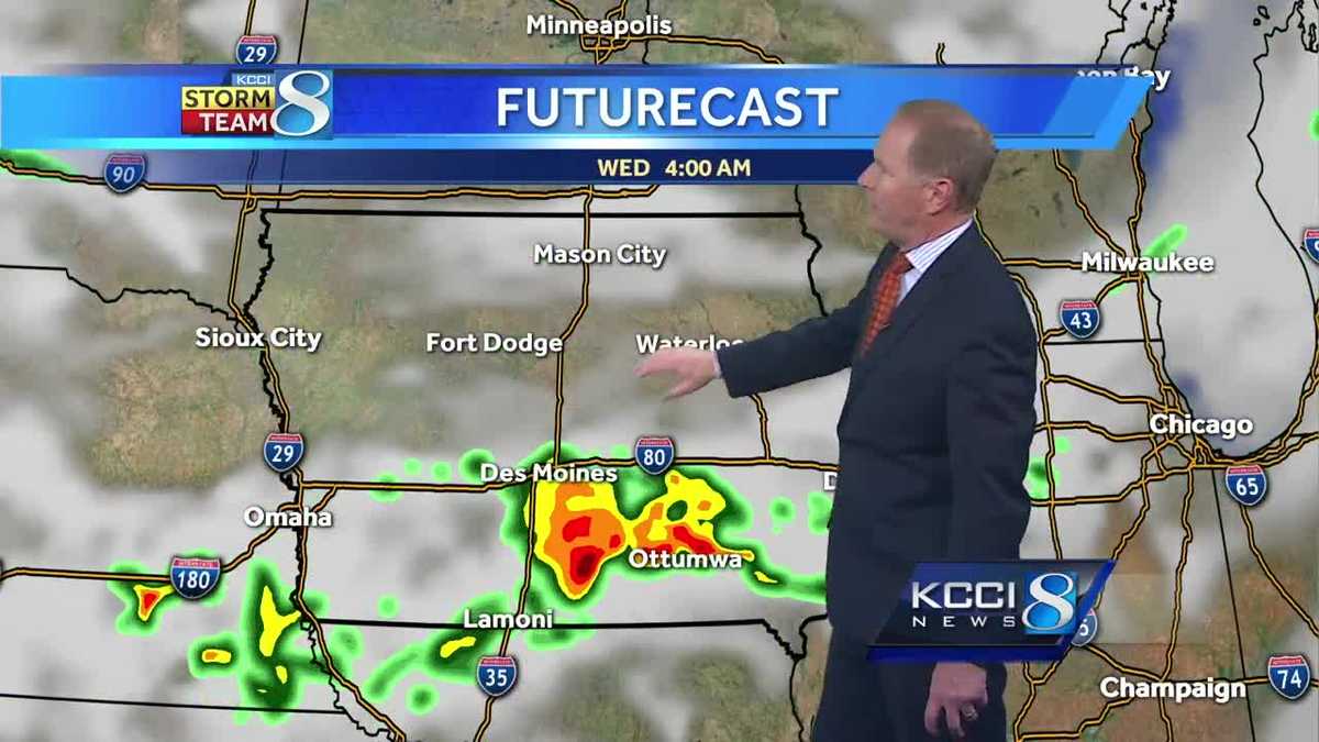 Videocast: Risk of severe weather Wednesday