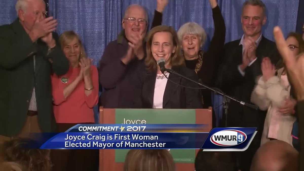 Joyce Craig becomes 1st woman elected mayor of Manchester