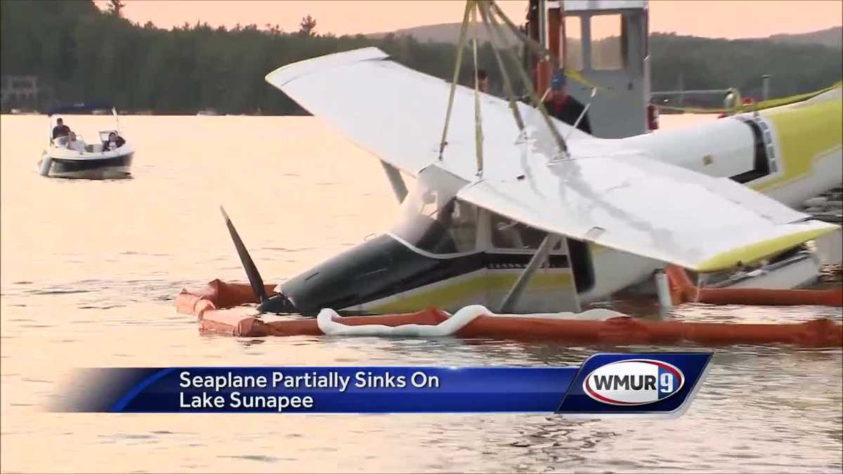 Plane sinks in Lake Sunapee