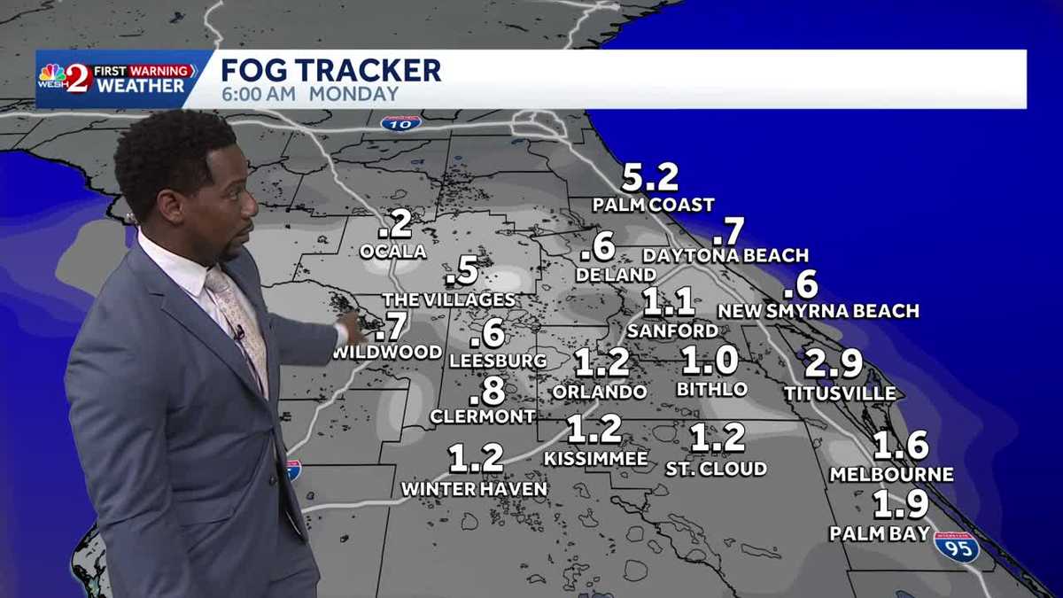 Dense Fog to Start off the Day in Central Florida