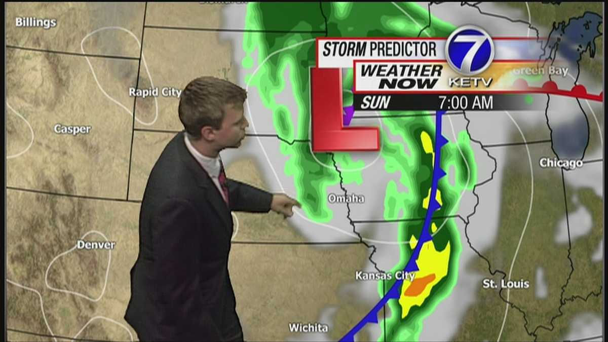 Check Kyle's Sunday forecast