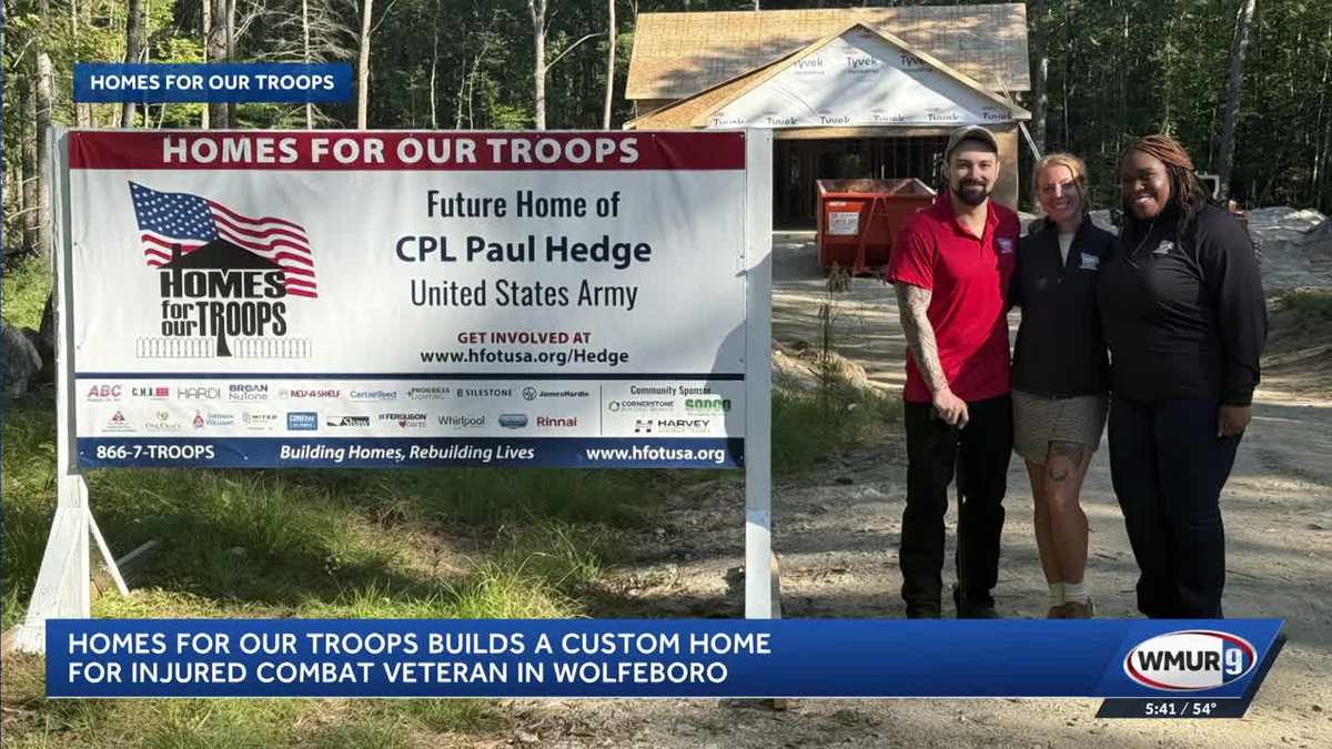 Homes for our Troops builds custom home for veteran in Wolfeboro