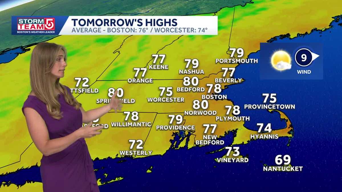 Video: Mostly sunny Tuesday; warmer by Friday