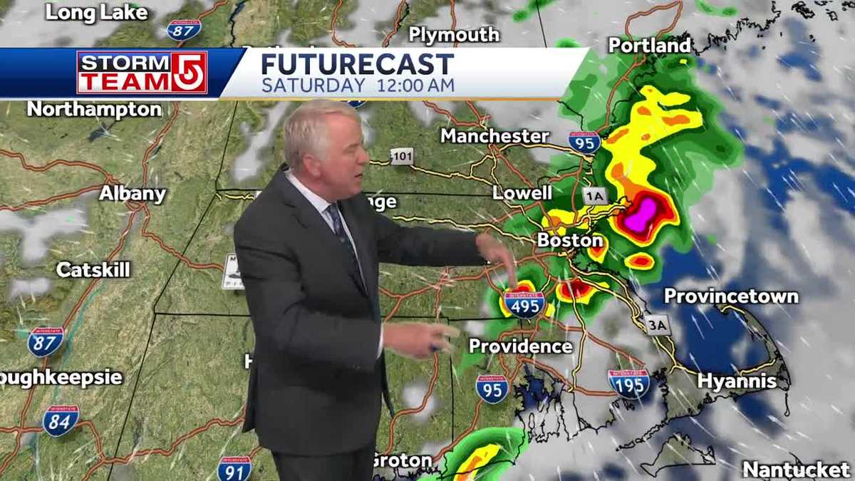 Video: Flash flooding, intense rainfall from storms