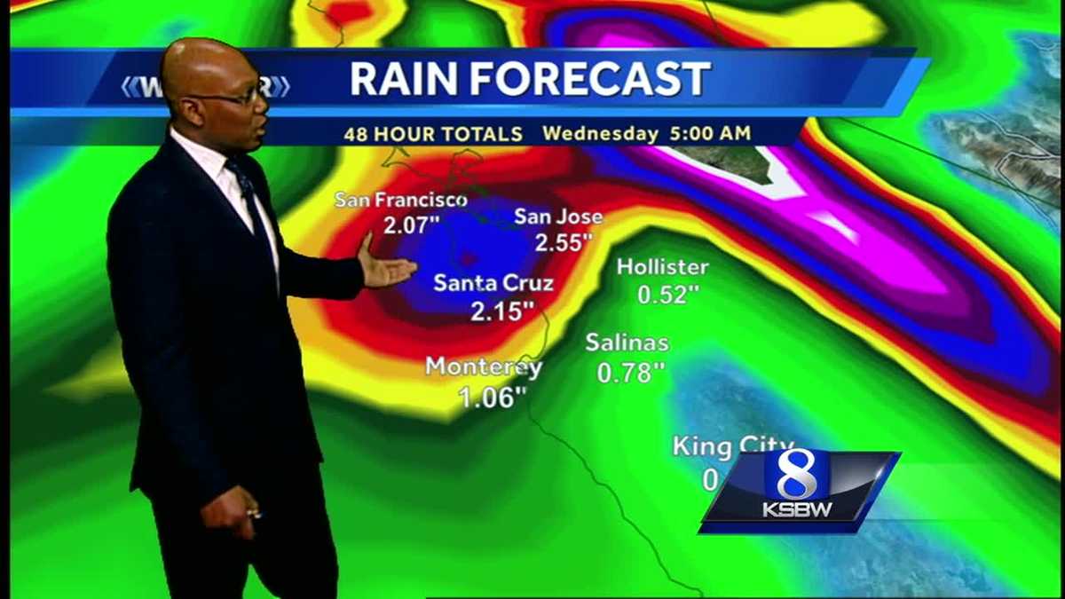 KSBW Weather for Monday afternoon