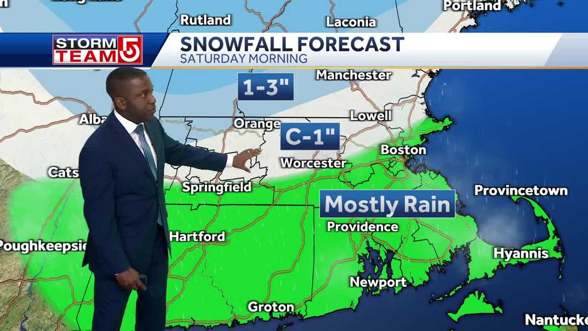Video: Impact weather with heavy rain, snow for some