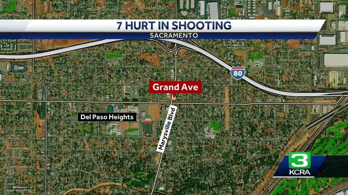 7 hurt in Sacramento shooting near Del Paso Heights, police say