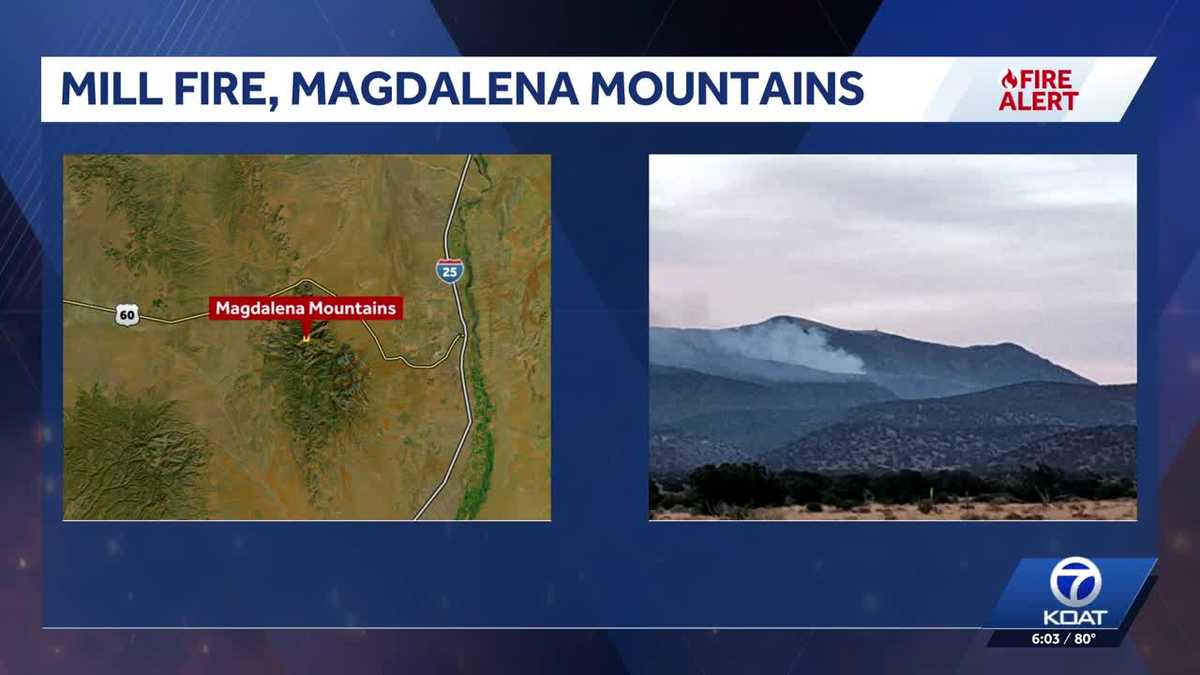 New wildfire starts in Magdalena Mountains