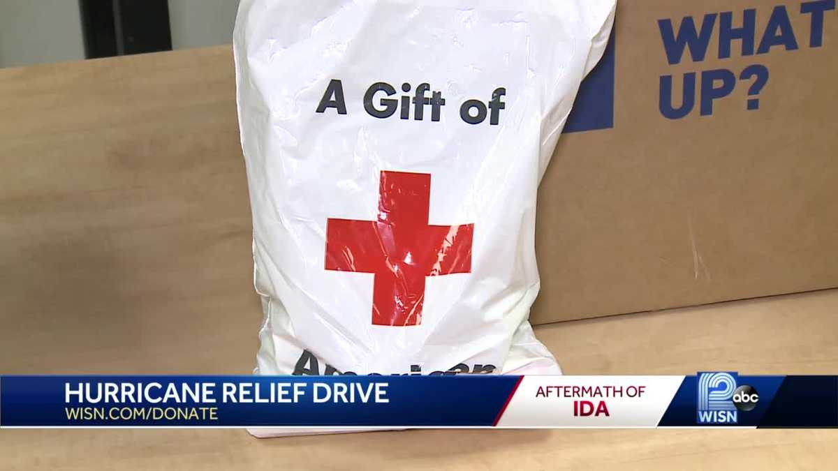 WISN 12 holds hurricane relief drive with Red Cross