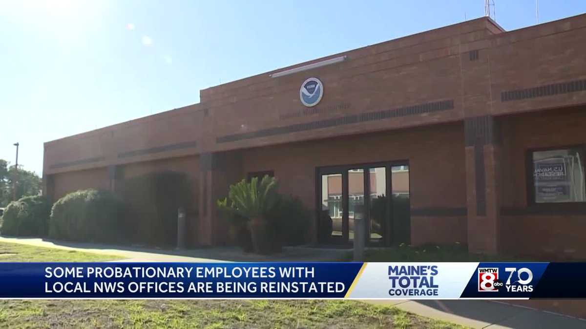 Some employees reinstated at the National Weather Service