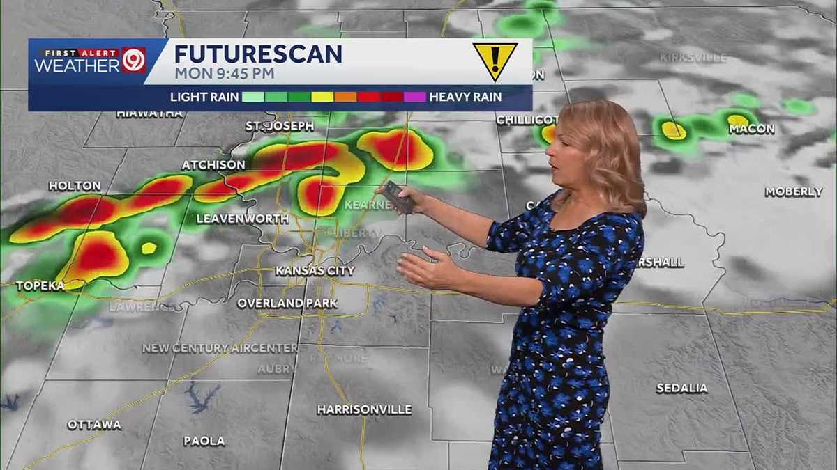 Kansas City weather: Rain chances return Monday, Tuesday