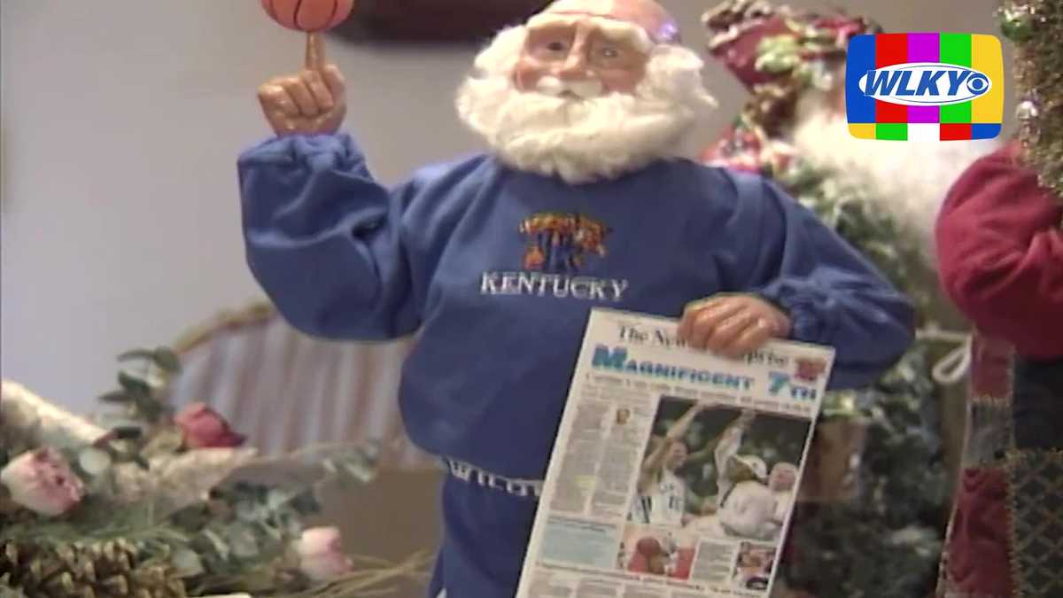 Holiday rewind: Louisville teacher makes clay Santas for Christmas