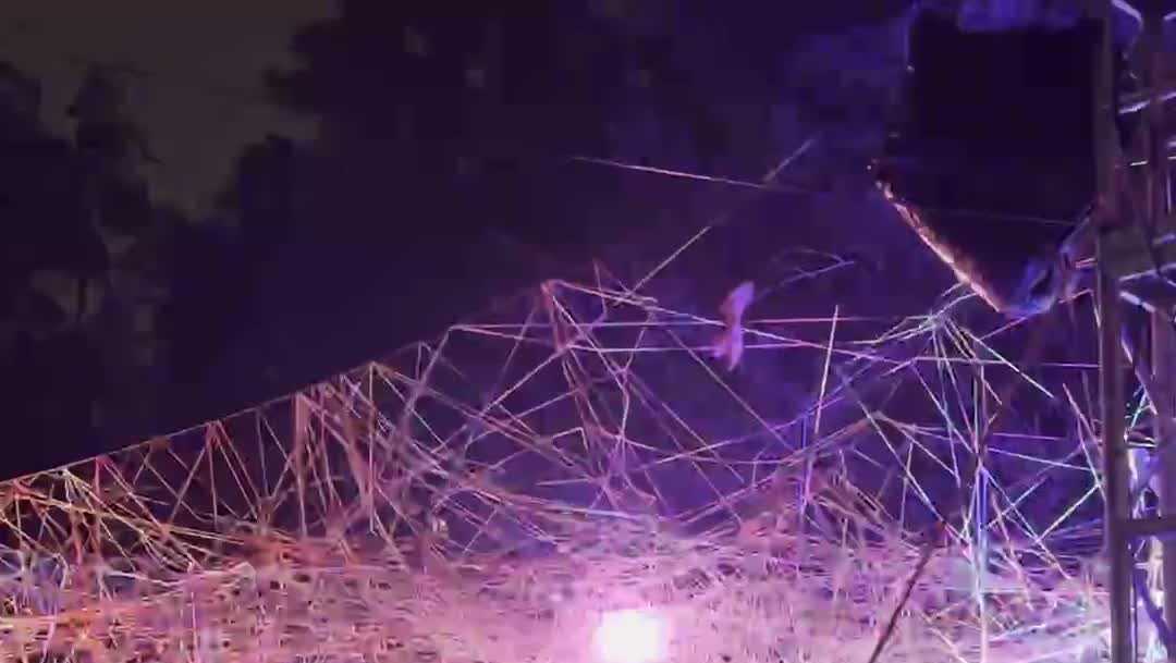 Get lost under a sea of string at this colorful BLINK exhibit in Over ...