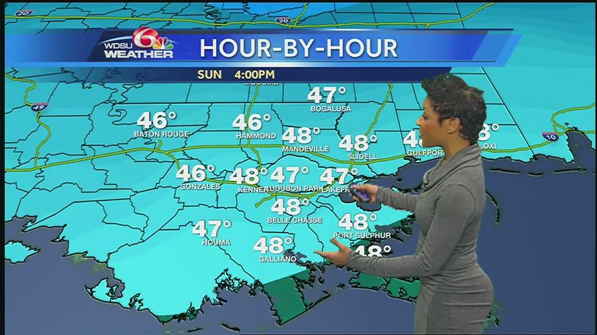 Chilly Sunday, Some freezing temps Sunday night