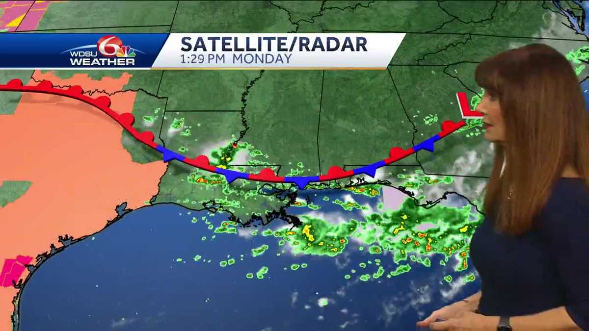 Weak front helps with rain chances