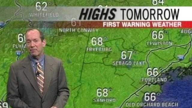 Meteorologist Roger Griswold's Wednesday evening forecast