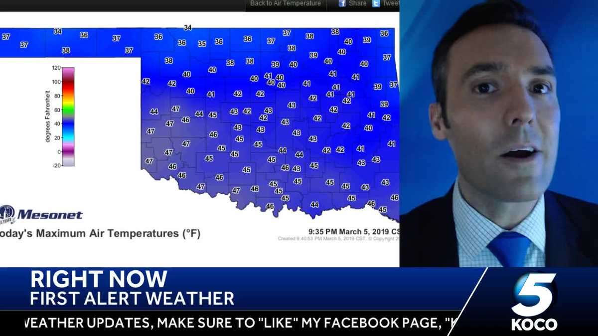 Oklahoma's longest stretch below zero