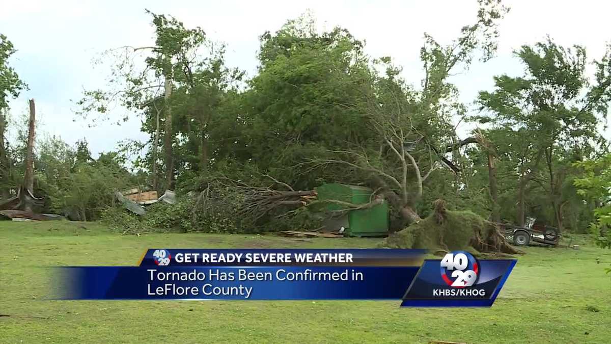Tornado hits LeFlore County