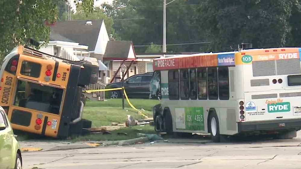 2 First Student school buses crash in 24 hours in Racine