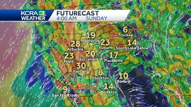 Warm with less wind to start the weekend. Another round of strong North ...