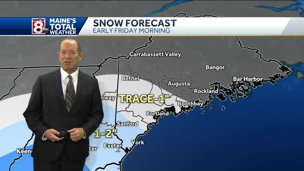Rain later today, changes to snow tonight.