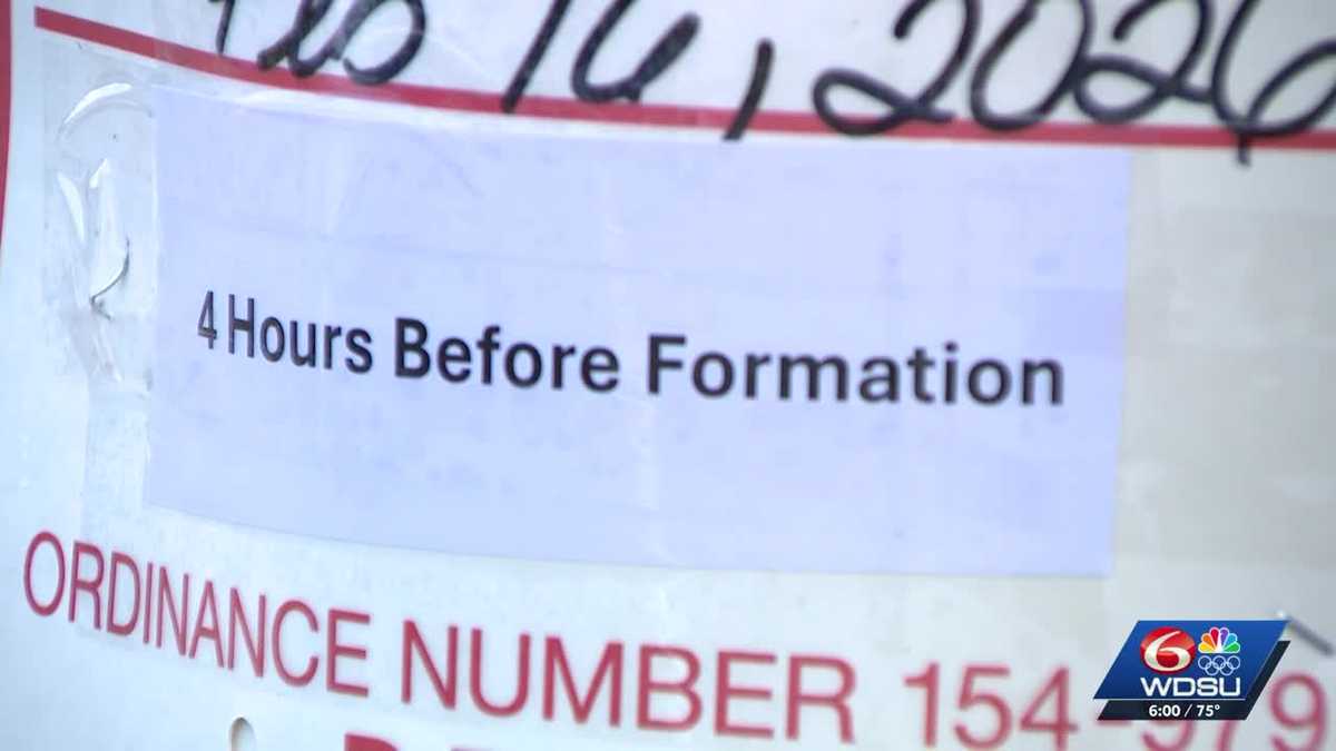 New parking rules near New Orleans Uptown route