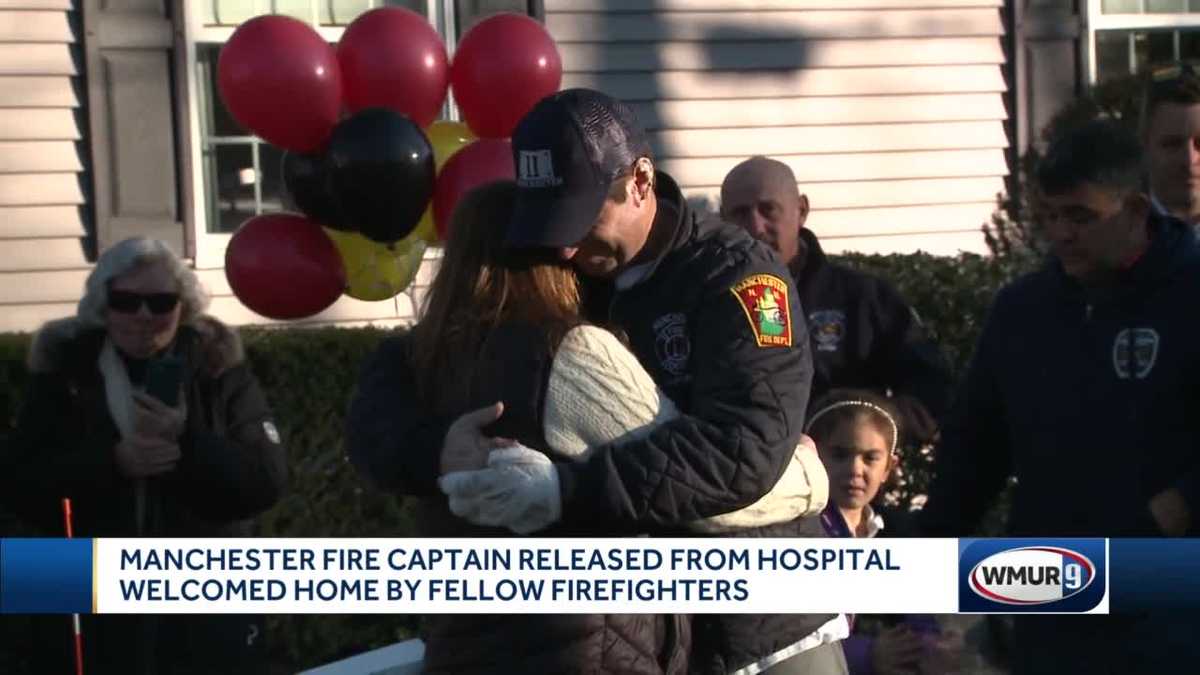 NH fire captain severely burned in fire released from hospital