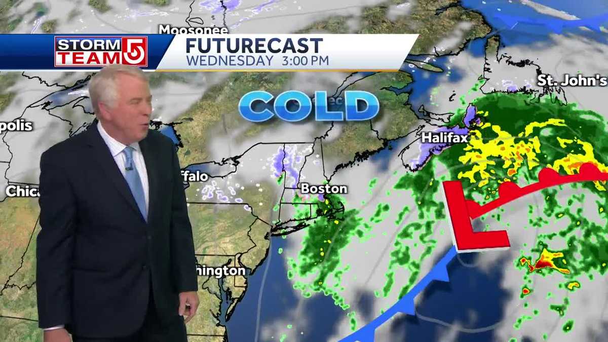 Video: Cold, threat of rain and snow showers across Mass.