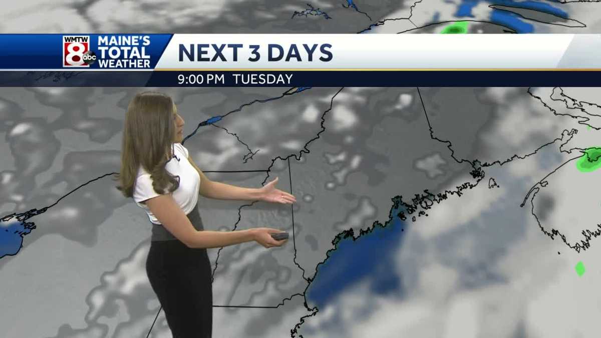 Rain tonight and into Tuesday with cooler temperatures