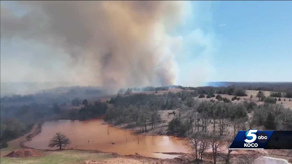Firefighter loses home and puppy while battling Oklahoma wildfires