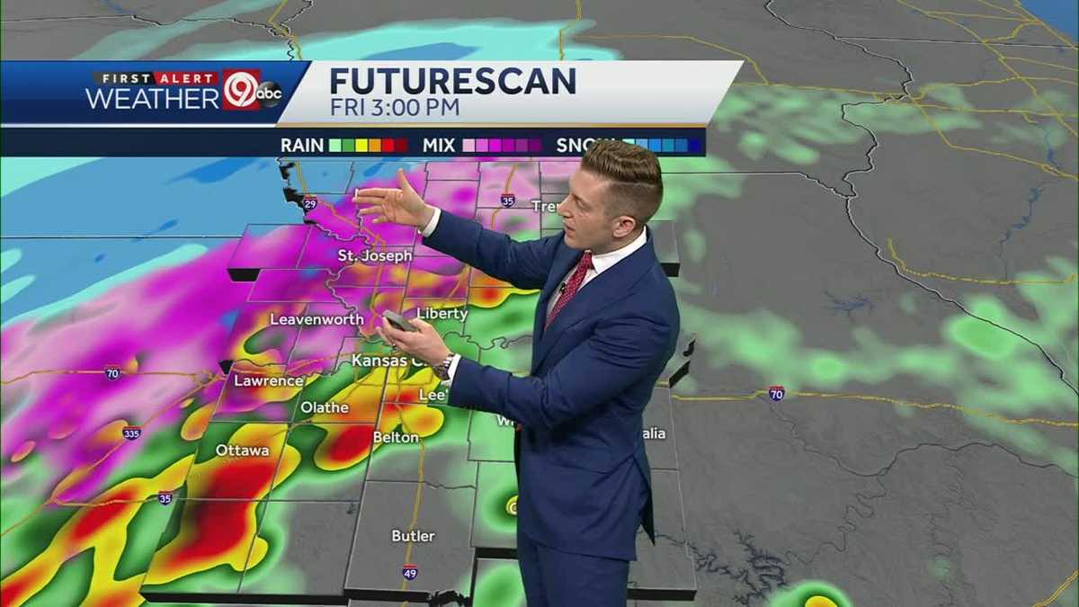 First Alert: Freezing rain Friday pushes into snow Saturday, prepare ...