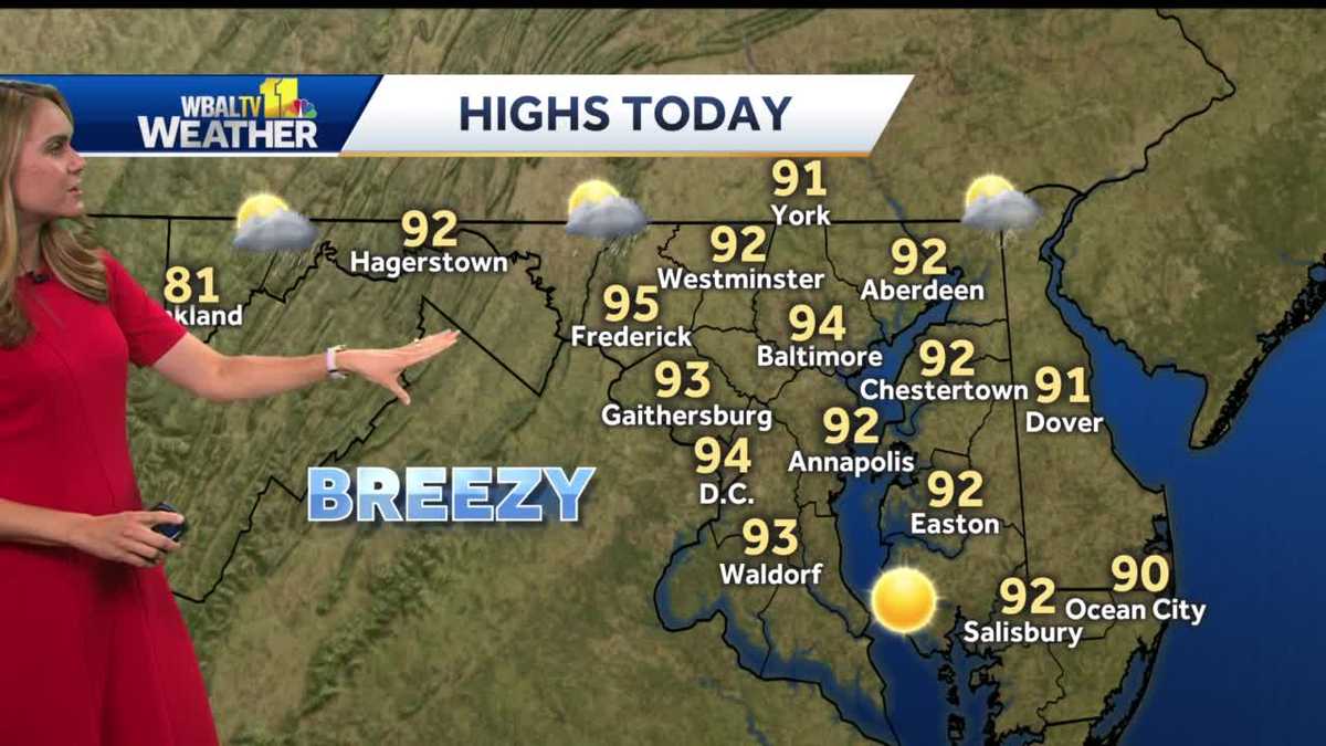 Very hot, humid Tuesday