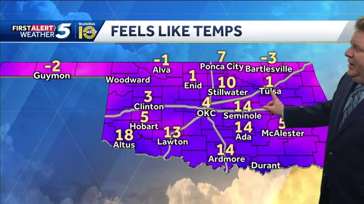 Oklahoma temperatures will continue to rise through Christmas