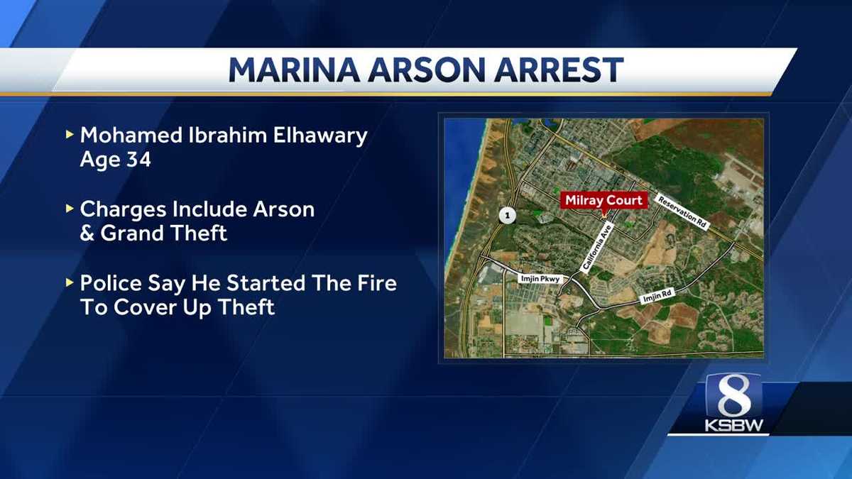 1 arrested for alleged arson to cover up money theft in Calif.