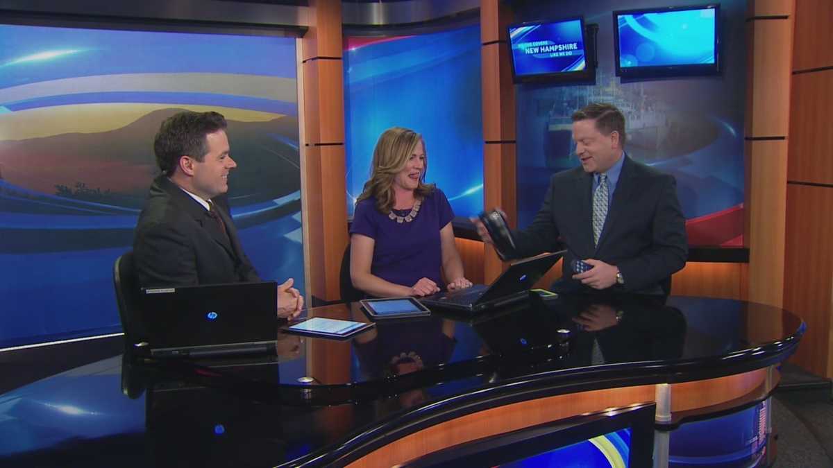 Josh Judge knocks over Erin Fehlau's coffee cup