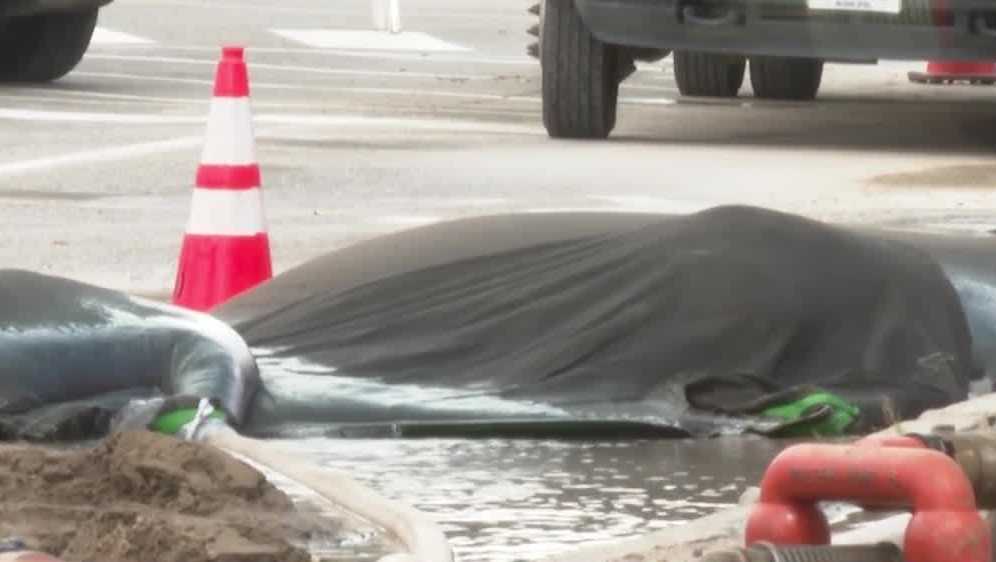 Water main break forces South Portland, Maine road closure again