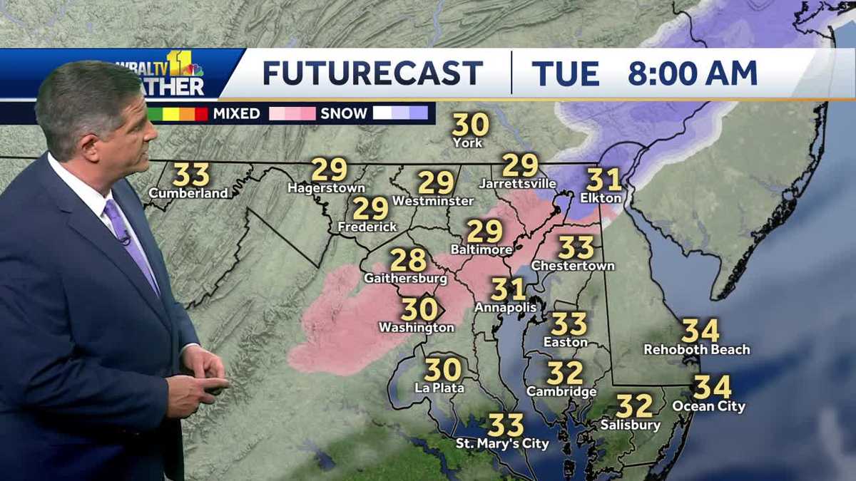 Bad weather could disrupt holiday travel on Tuesday