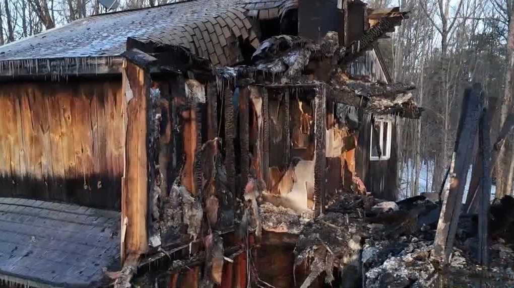 One person dead, another sent to the hospital after house fire in Deering