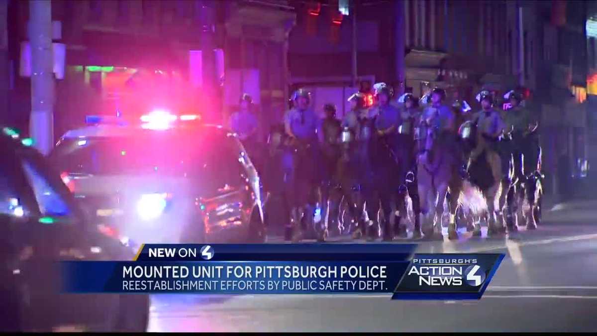 Pittsburgh police bringing back a mounted patrol unit